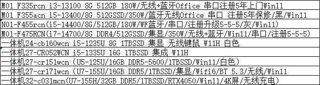 惠普（HP） N01/M01商用办公台式机电脑主机商务办公一体机242732-阿里巴巴