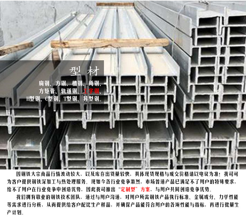Q355B工字钢 热轧轻型矿用镀锌工字钢 钢梁结构用Q235B工字钢现货-阿里巴巴