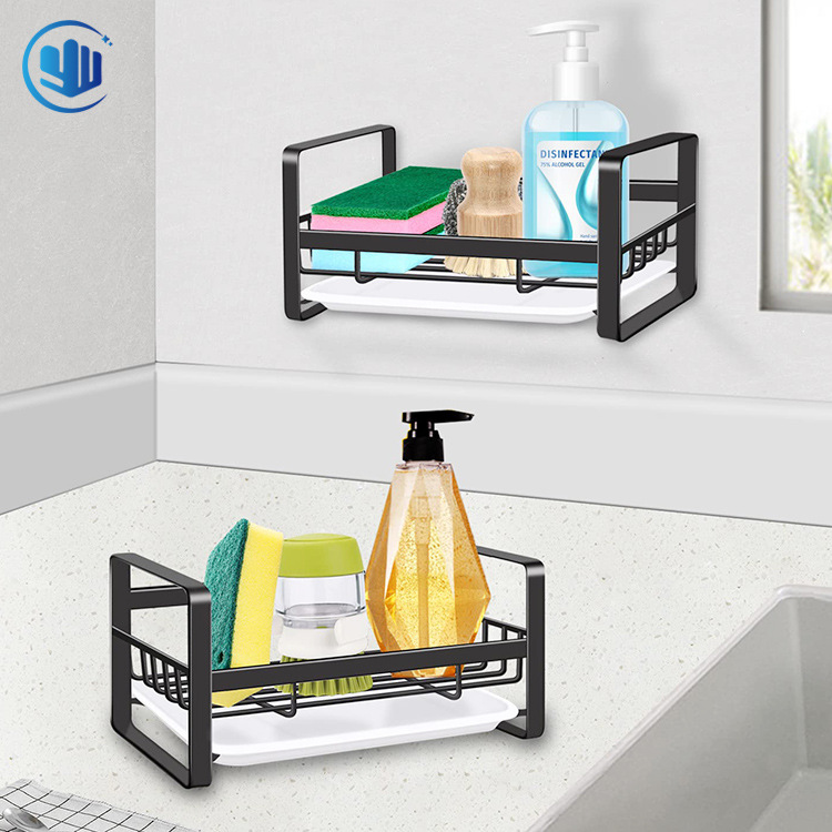 Stock 304 stainless steel upgrade kitchen sink sponge drain rack brush ...