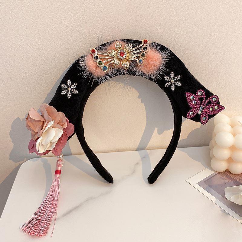 Qing dynasty headdress Imperial Concubine headband Chinese court ...