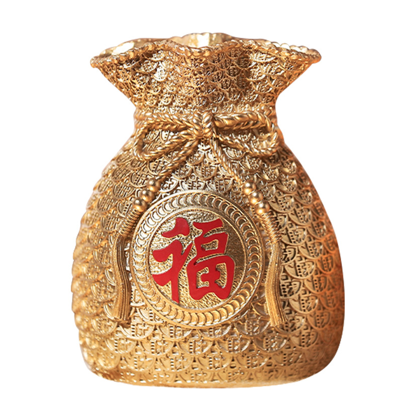 New Year Festive Red Bag Wheat Harvest Creative Resin Crafts Ornaments ...