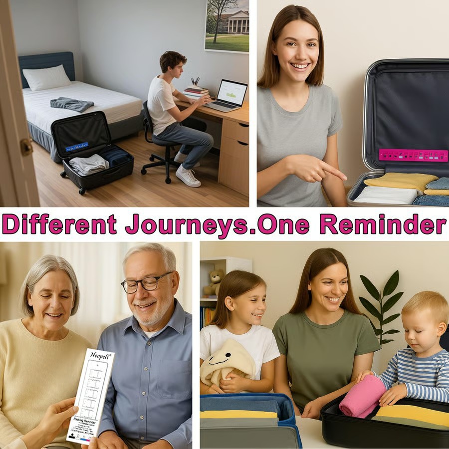 新品Packing Reminder - Reusable Travel Checklist打包提醒-阿里巴巴