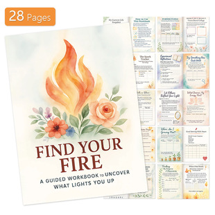 跨境新品 FIND YOUR FIRE 一本引导你发现内心光芒的指南书现货-阿里巴巴