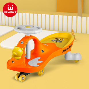 Howawa好娃娃儿童扭扭车小熊款亲子车宝宝滑行玩具车摇摆妞妞车-阿里巴巴