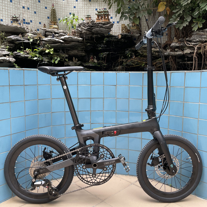 JAVA折叠自行车碳纤维折叠车16寸碟刹8速男女单车脚踏车J-AIR-X3-阿里巴巴