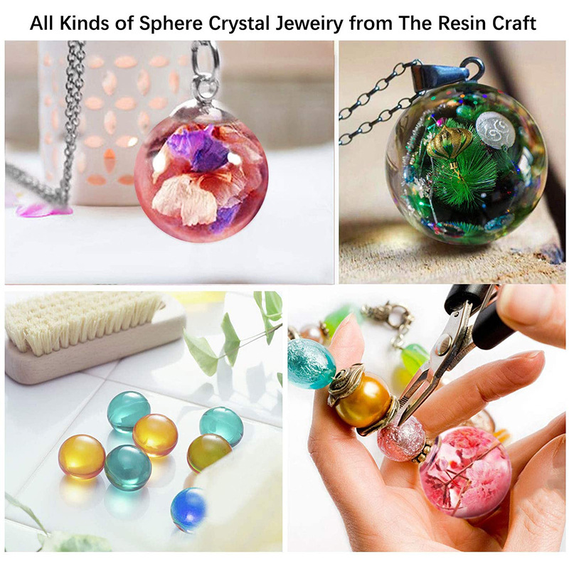 Spot wholesale epoxy diy crystal drop glue seven-piece ball pen holder ...
