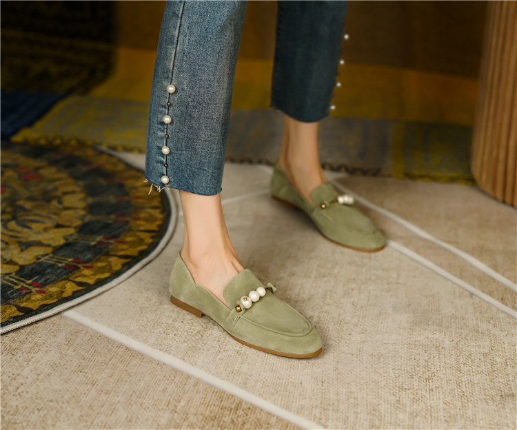CHIKO Undine Round Toe Block Heels Loafer Flats