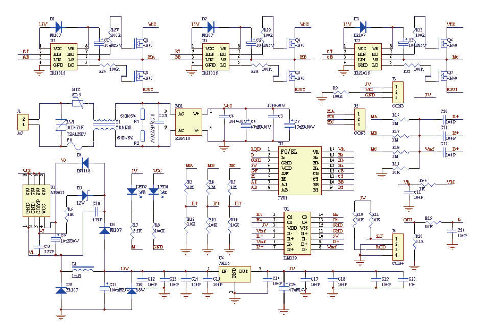 JY01直流无刷电机驱动控制芯片 SOP16封装 纯硬件应用 无需编程-阿里巴巴
