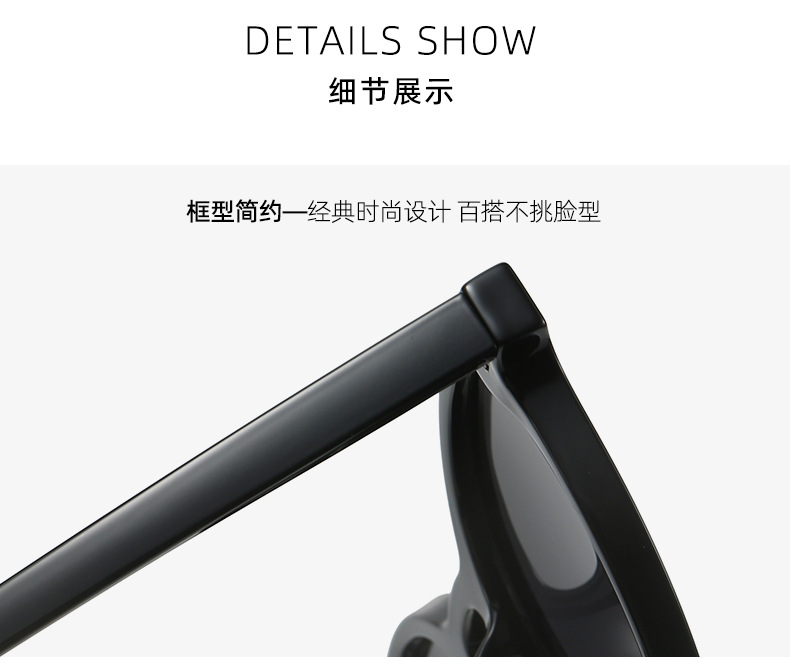 TR90圆框ins风茶色墨镜女高级感J8088时尚潮流眼镜防晒偏光太阳镜-阿里巴巴