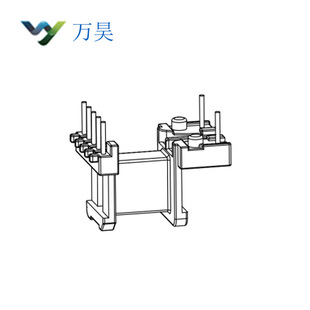 万昊电子EE13卧式单边加宽5+2（16x11)电木变压器高频变压器骨架-阿里巴巴