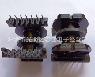 PQ4040电源骨架变压器骨架 PQ4040电源骨架双槽卧式7+7针干式-阿里巴巴