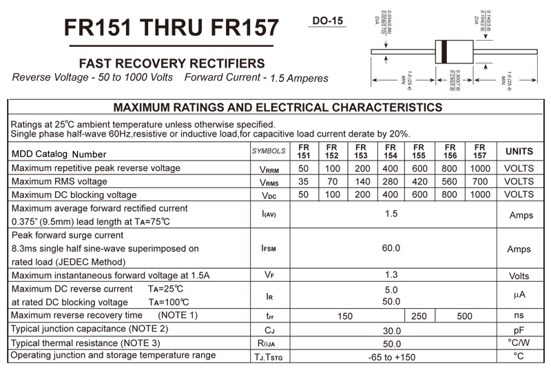 F7插件直插二极管超快恢复MUR460RLG ER506 MUR3060 UF4007 FR107-阿里巴巴