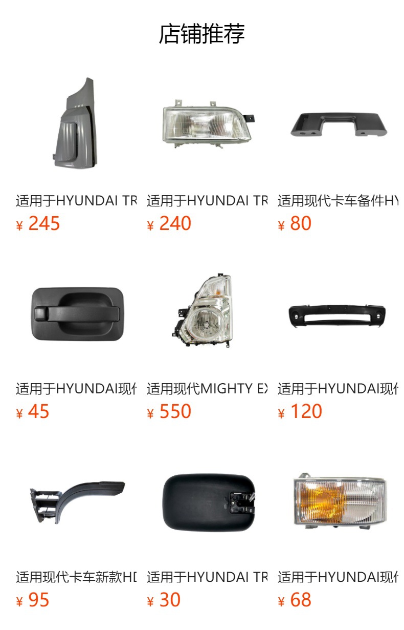 适用于HYUNDAI TRUCK现代卡车外拉手电镀DOOR HANDLE FOR HD260 N-阿里巴巴