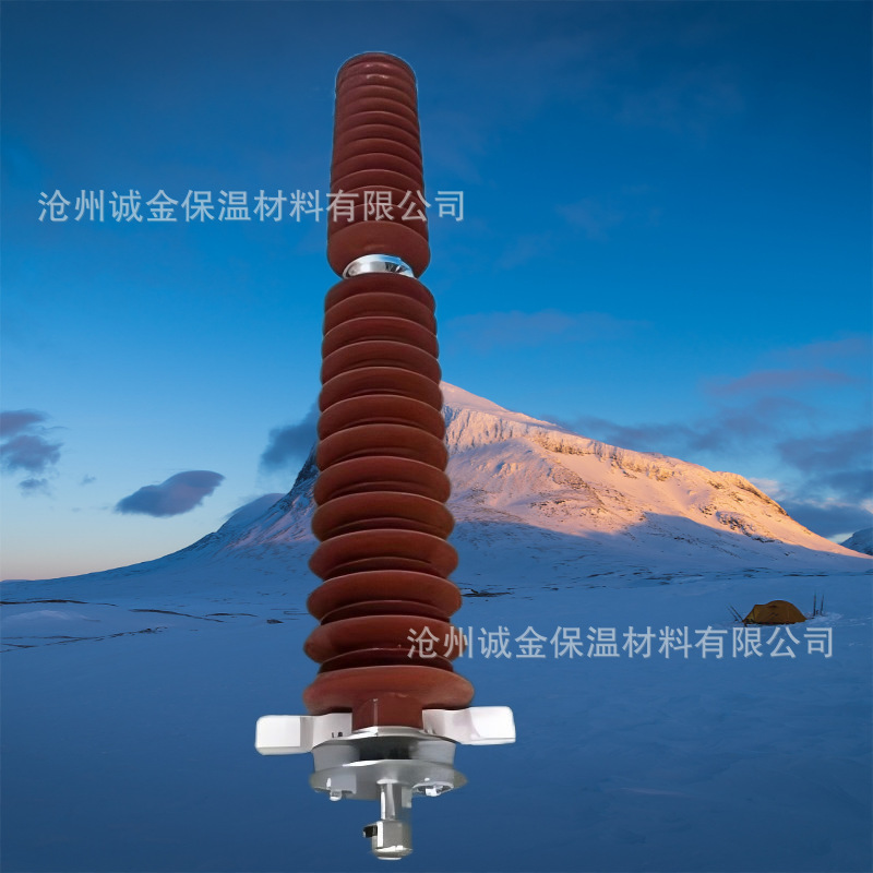 高压10KV避雷器HY5WS-17/50配电型一体式复合绝缘氧化锌避雷器材-阿里巴巴