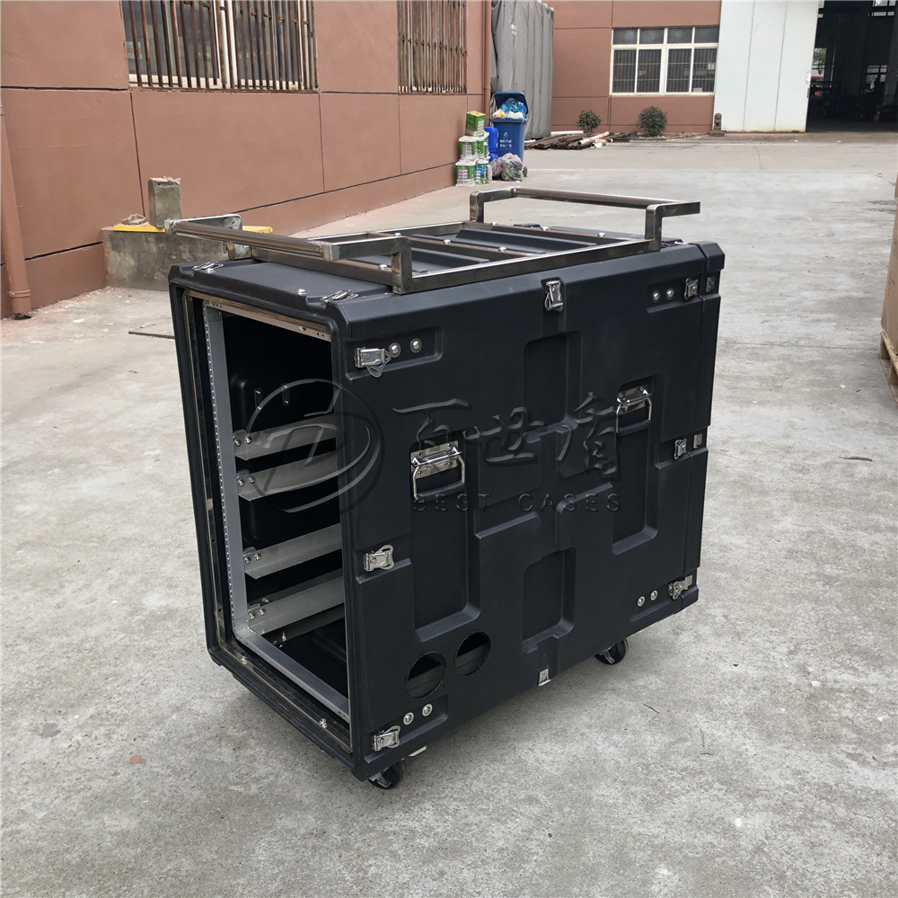 百世盾减震机架箱16U机柜带制定万向轮内装托架可减振服务器防护-阿里巴巴