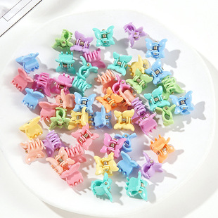 蝴蝶发夹~彩色蝴蝶小抓夹mini刘海蝴蝶小号发夹头饰彩虹糖果边夹-阿里巴巴