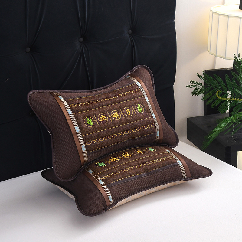 Full Buckwheat Shell Pillow Summer Cool Flower Pillow Pure Buckwheat ...