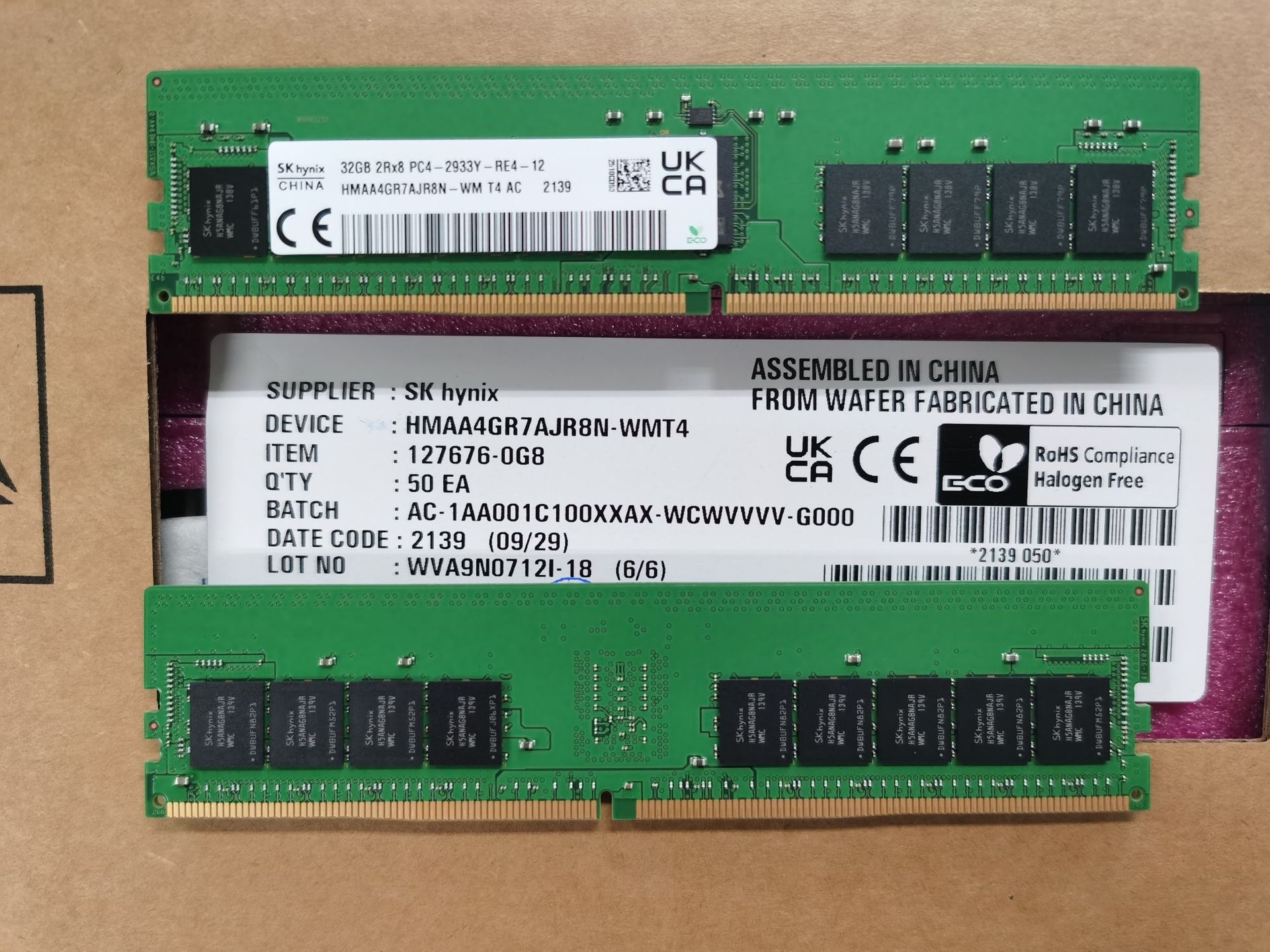 SK 海力士 DDR4 32G 2RX8 REG 3200 HMAA4GR7AJR8N-XN内存条-阿里巴巴