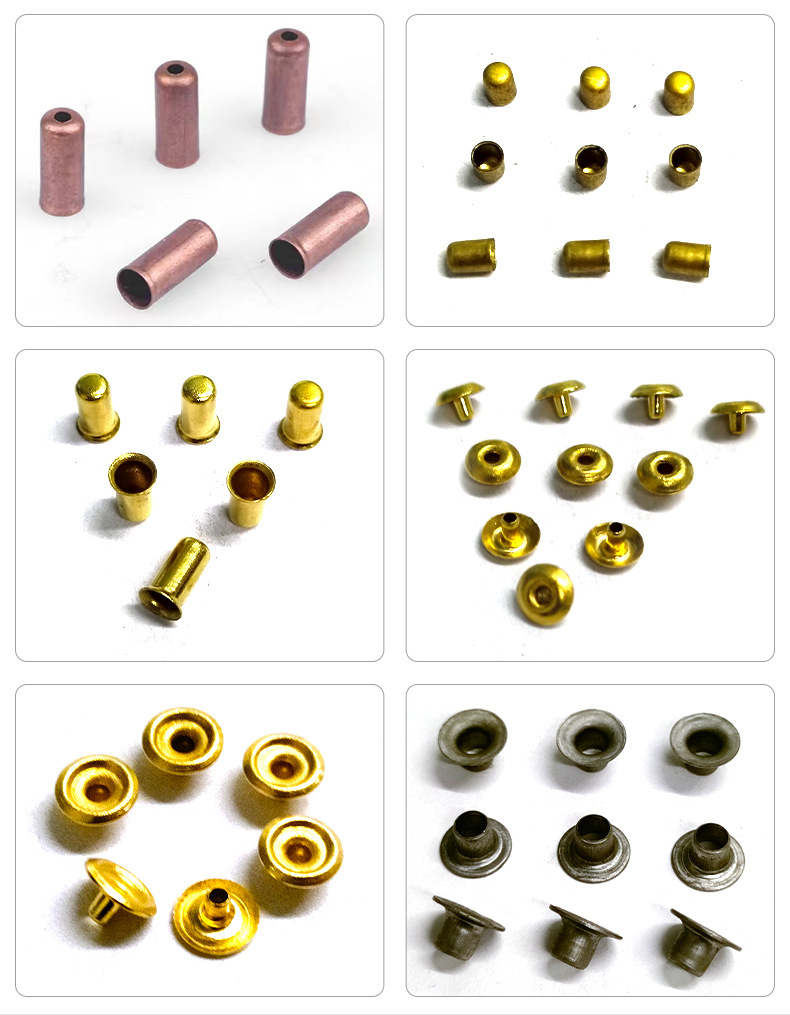 铜空心铆钉电路板铆钉扁平头半空心紫铜铆钉厂家供应黄铜铆钉圆头-阿里巴巴