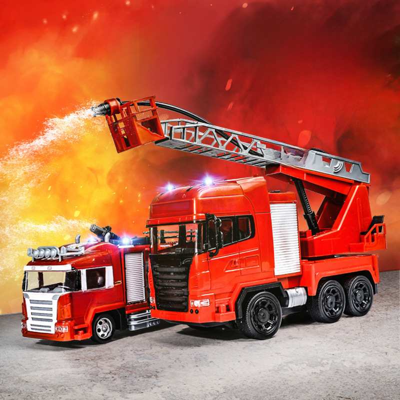 Hot sale water spray electric remote control fire truck water spray ...
