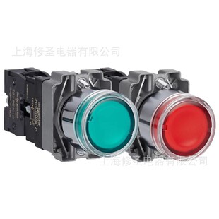 平头带灯按钮DC24V含LED灯AC220V正品施耐徳ZB2-BWM..C全系列优惠-阿里巴巴