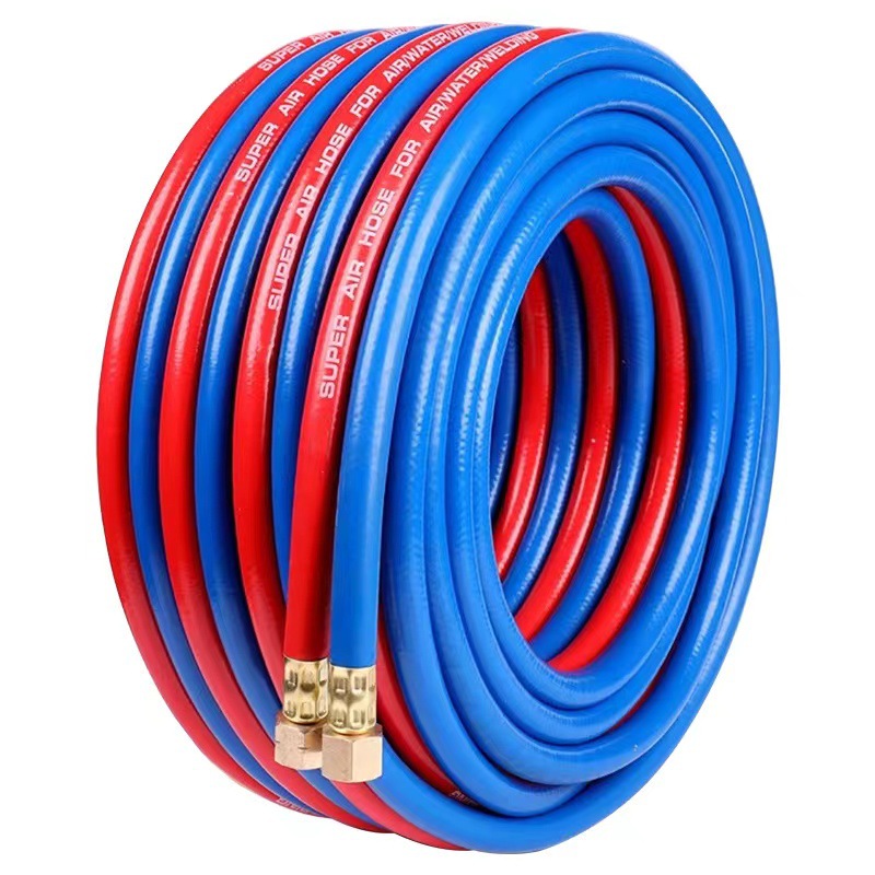 氧气乙炔管工厂供应软管耐酸碱气压管三胶两线氧气管气割气焊管-阿里巴巴