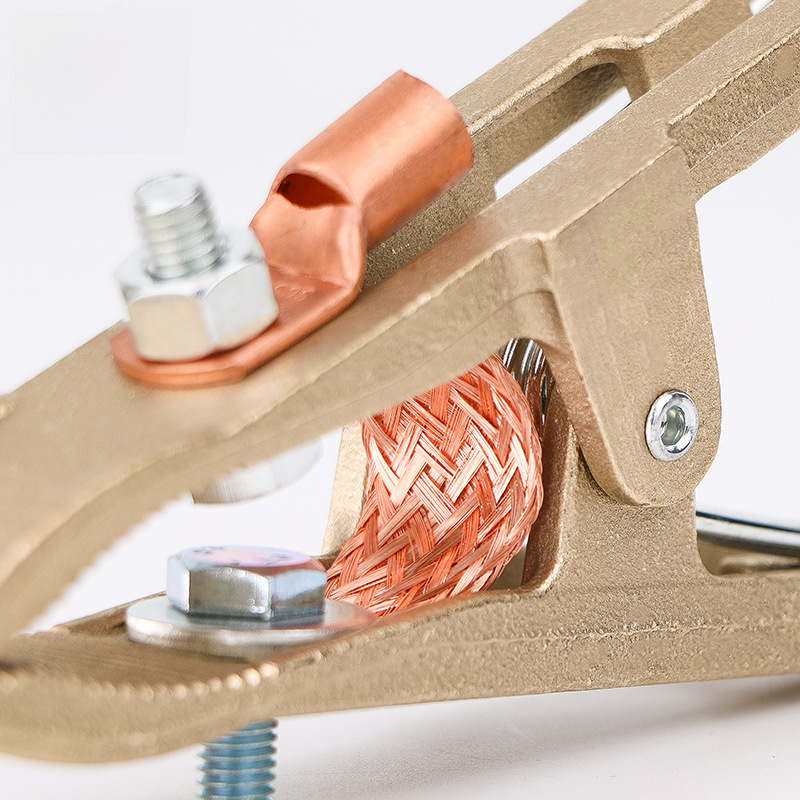 All copper grounding clamp A- shaped ground clamp welding machine ...