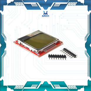 Nokia 5110 LCD 红屏 液晶屏模块 红色PCB-阿里巴巴