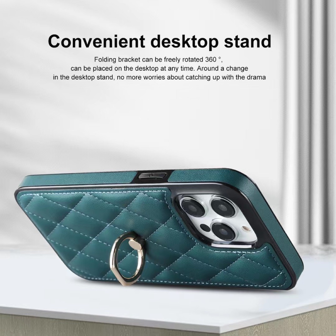 新款IP14手机壳侧边贴皮格子纹IP14pro保护套IP13pro Max支架外壳-阿里巴巴