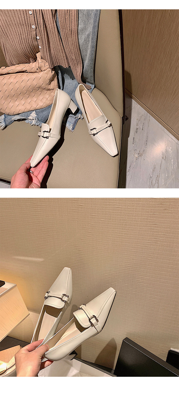 Chiko Shana Square Toe Block Heels Pumps