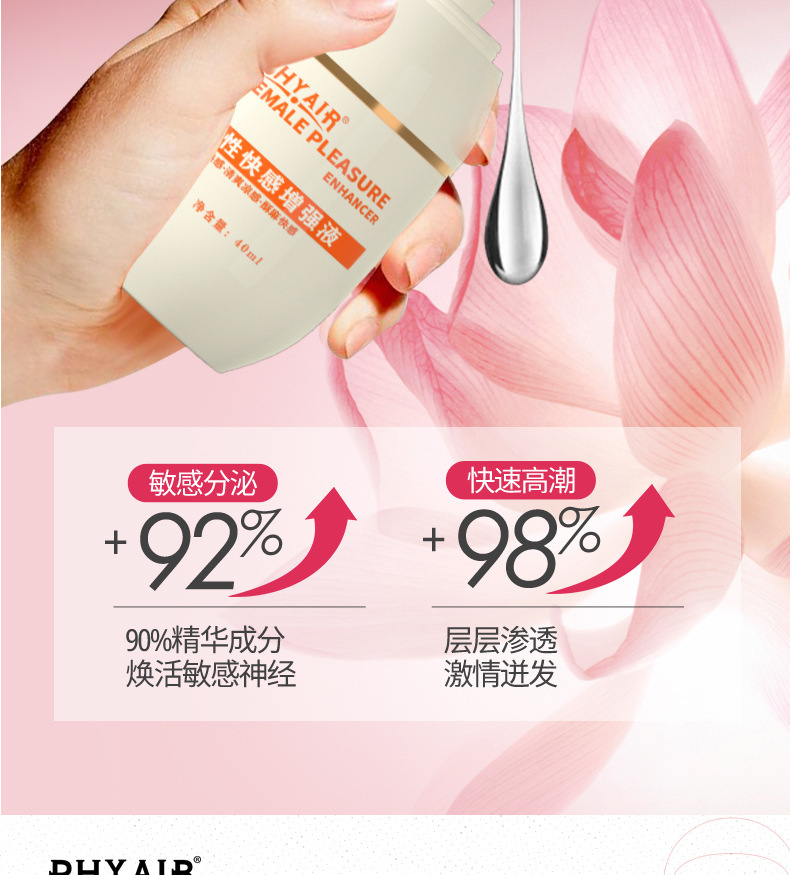 珊宁药业潮吹女郎女性快感增强液40ml女用情趣高潮润滑液成人用品-阿里巴巴