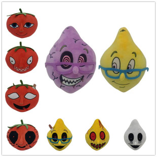 跨境新品ms.lemons 柠檬小姐和番茄先生毛绒玩具公仔游戏周边玩偶-阿里巴巴