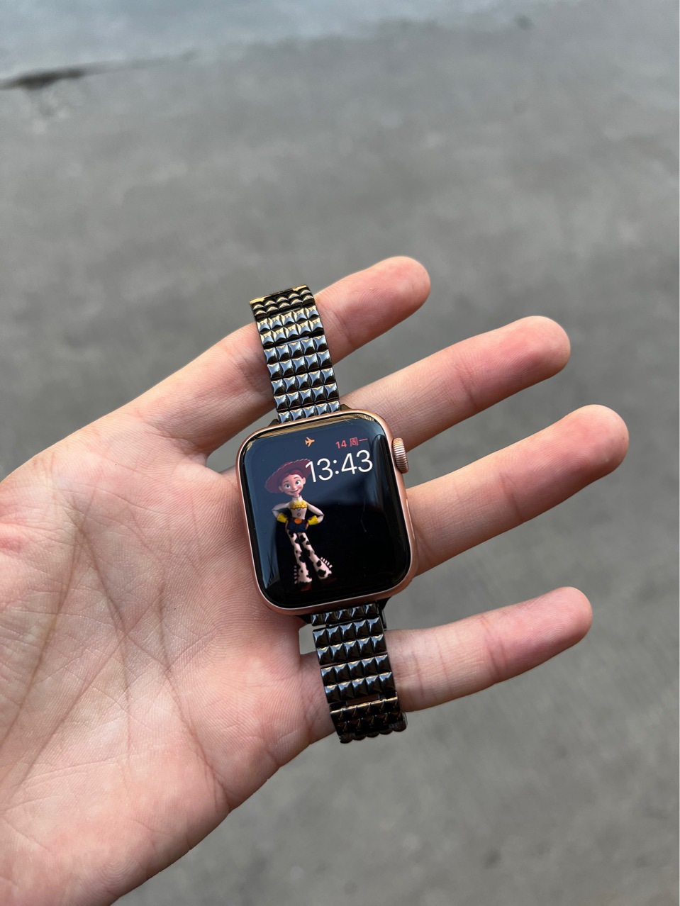 适用苹果手表iwatch1-7代se新款金属女士表带14mm瘦身夏季表带-阿里巴巴