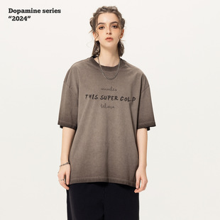 RS男装|潮牌重磅280G做旧水洗男士t恤oversize复古高街潮牌短袖男-阿里巴巴