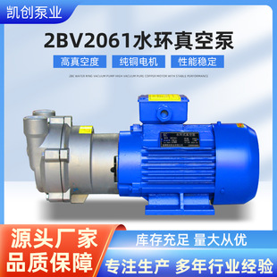 2BV2061水环真空泵 不锈钢真空泵水式液环真空泵卧式液环循环水泵-阿里巴巴