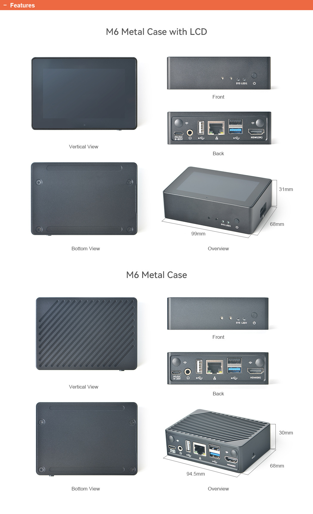 友善RK3588S千兆开发板NanoPi M6,32G内存,支持SSD,WiFi,eMMC扩展-阿里巴巴