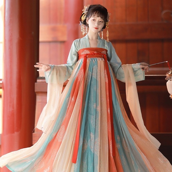 Chinese Hanfu for women Dunhuang Feitian HanTang Ming Dynasty Qin ...