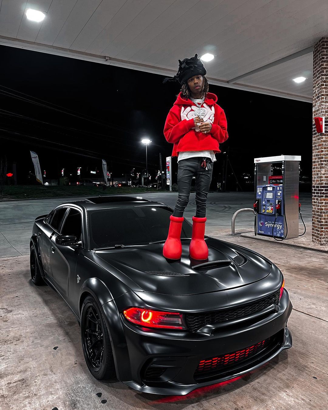 2023新款发泡印花字母欧美哥特暗黑上衣印花宽松连帽卫衣 批发-阿里巴巴