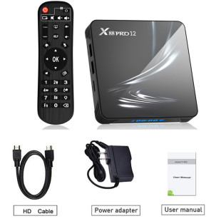x88 pro 12机顶盒 rk3318 安卓12.0 4GB/64GB 高清双频WIFI6+BT-阿里巴巴