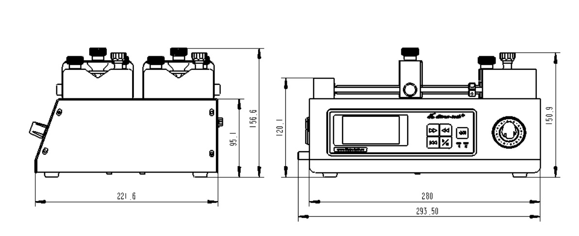厂家批发实验室微量注射泵LSP02-3B高精度双通道独立控制连续注射-阿里巴巴