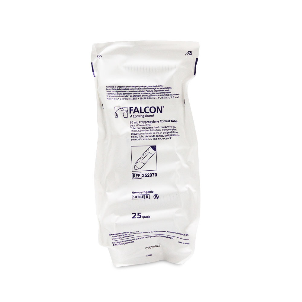 corning Falcon 352070 50ml锥形离心管 25只/包,20包/箱-阿里巴巴