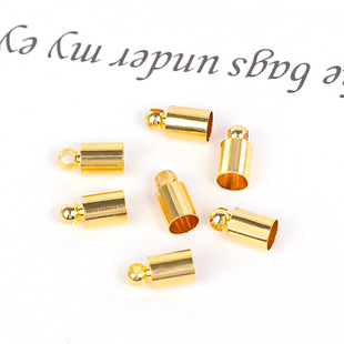 铜镀18K真金砝码扣 14K包金保色带吊流苏铜帽盖DIY饰品配件厂D102-阿里巴巴