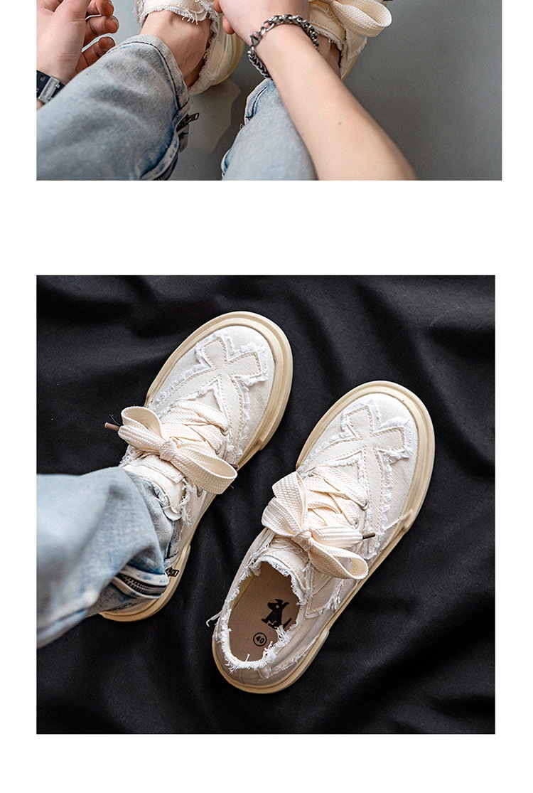 夏季新款帆布鞋男复古做旧乞丐鞋潮流百搭夏季透气男生板鞋男鞋子-阿里巴巴