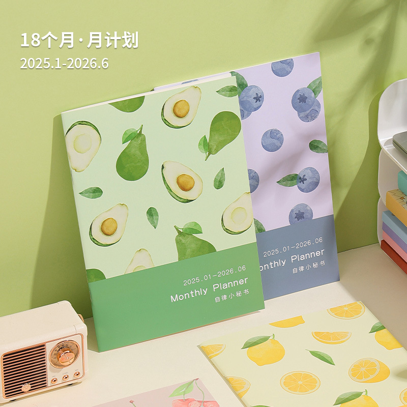 2025 Work Secretary B5 Daily Calendar Book Weekly Schedule Self ...