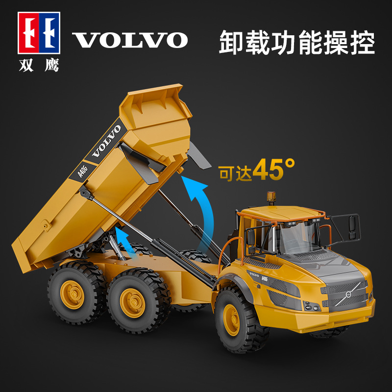 Double Eagle E591 Remote Control Articulated Dump Truck Dump Truck ...