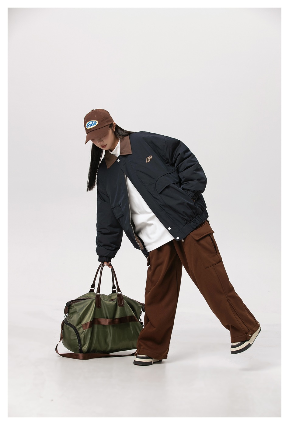 ADAM FREAK美式复古阿美咔叽翻领工装外套宽松冬季厚棉服男女C52-阿里巴巴