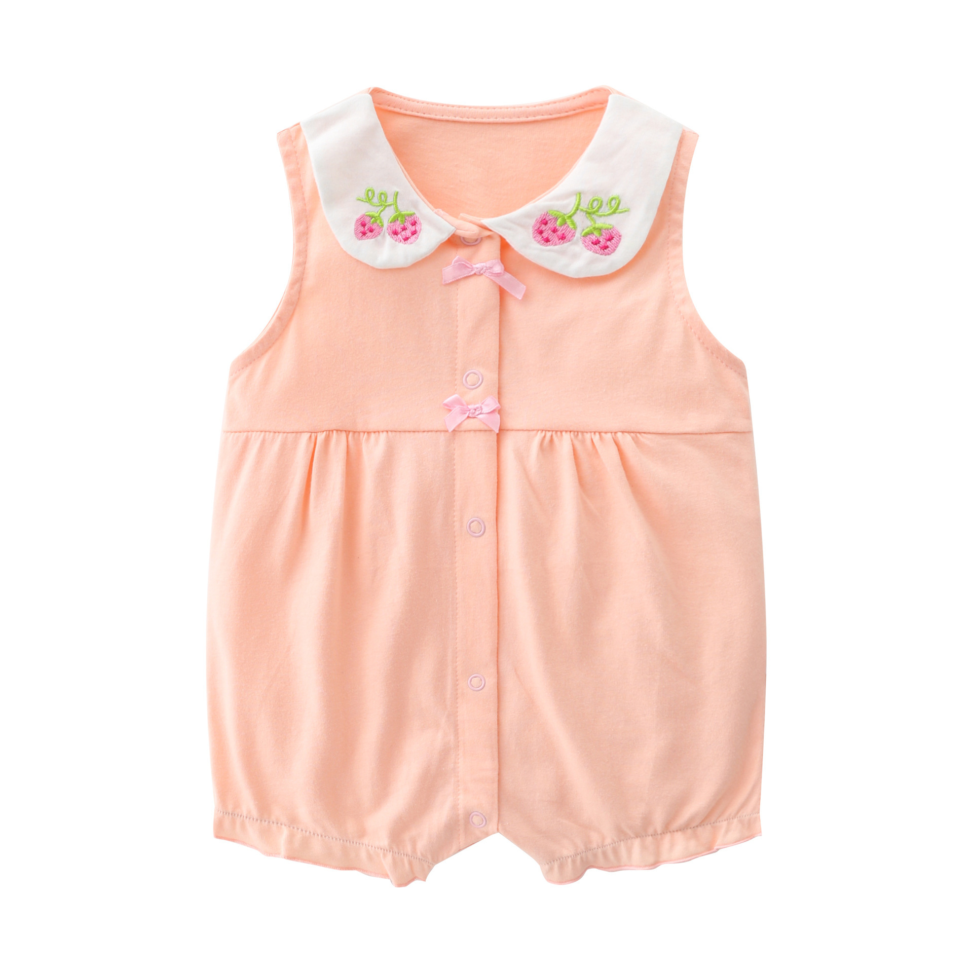 Fragrant baby baby summer clothes Romper Jumpsuit cotton flat angle ...