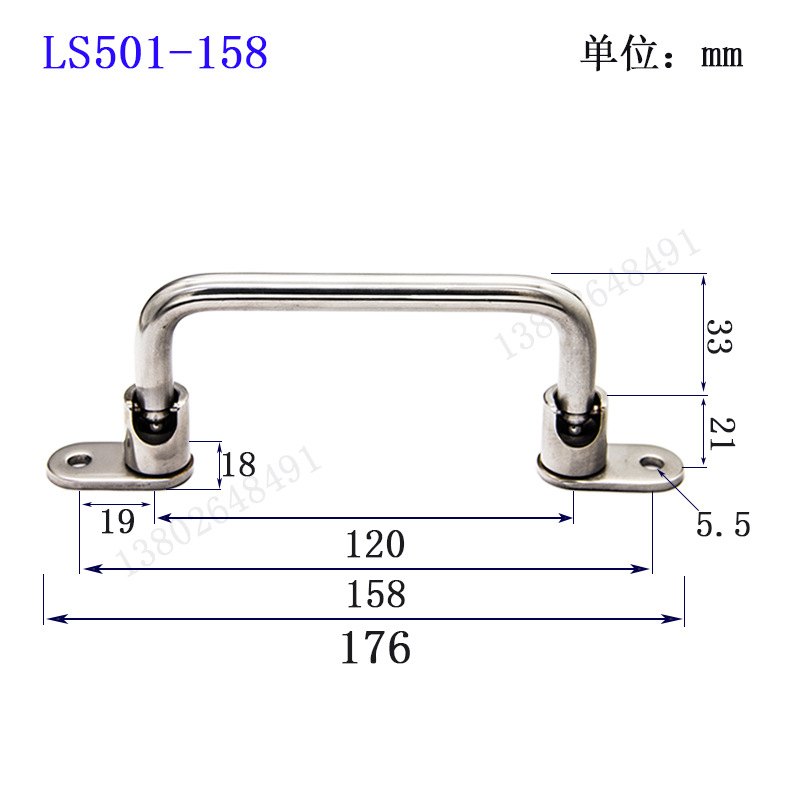 高档304不锈钢折叠拉手 LS506拉手 不锈钢重型折叠提手 活动拉手-阿里巴巴