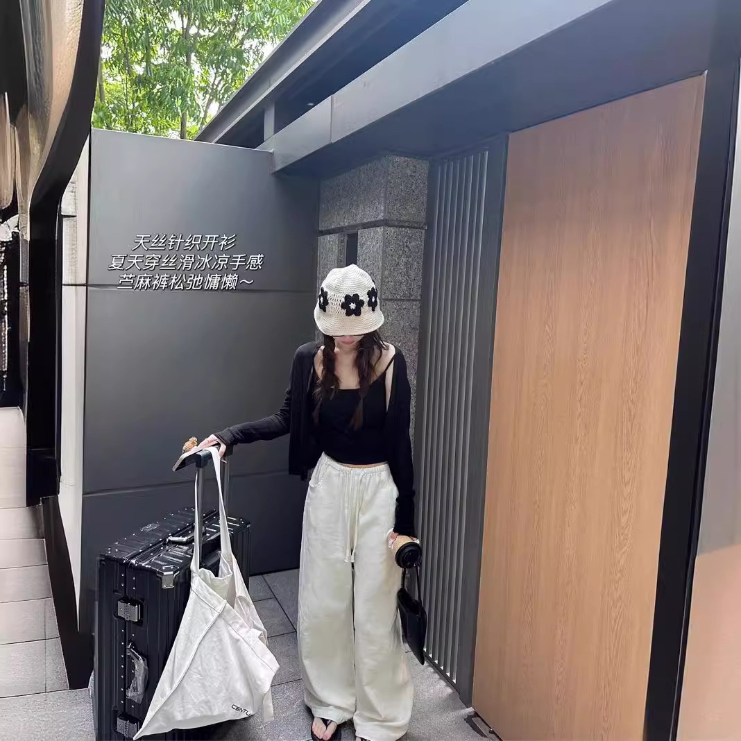 Built for the summer! Lazy Lightweight 4-color Tencel Small Cardigan ...