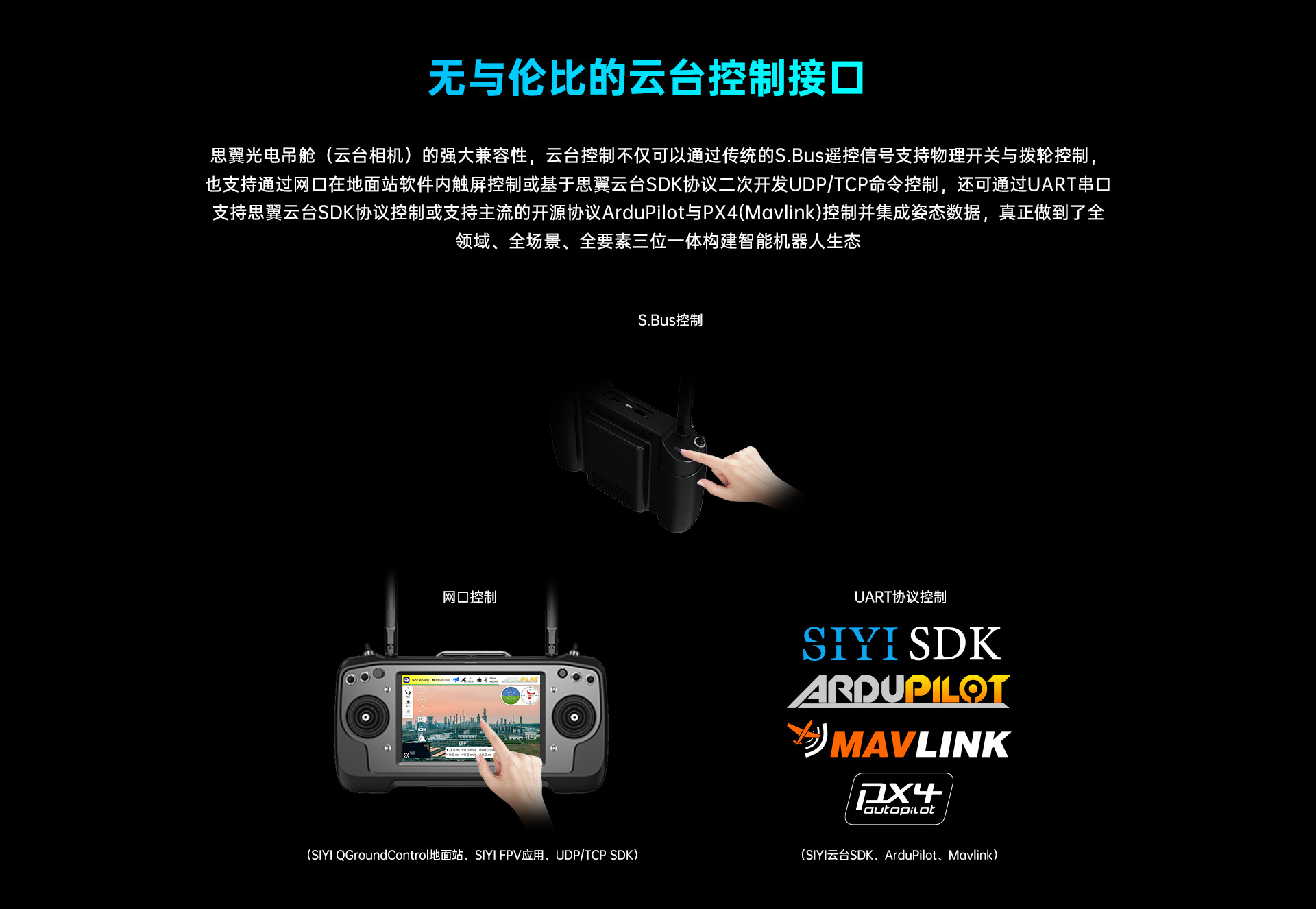 SIYI思翼ZT6双光吊舱640高分热成像4K可见光云台大型无人云台-阿里巴巴